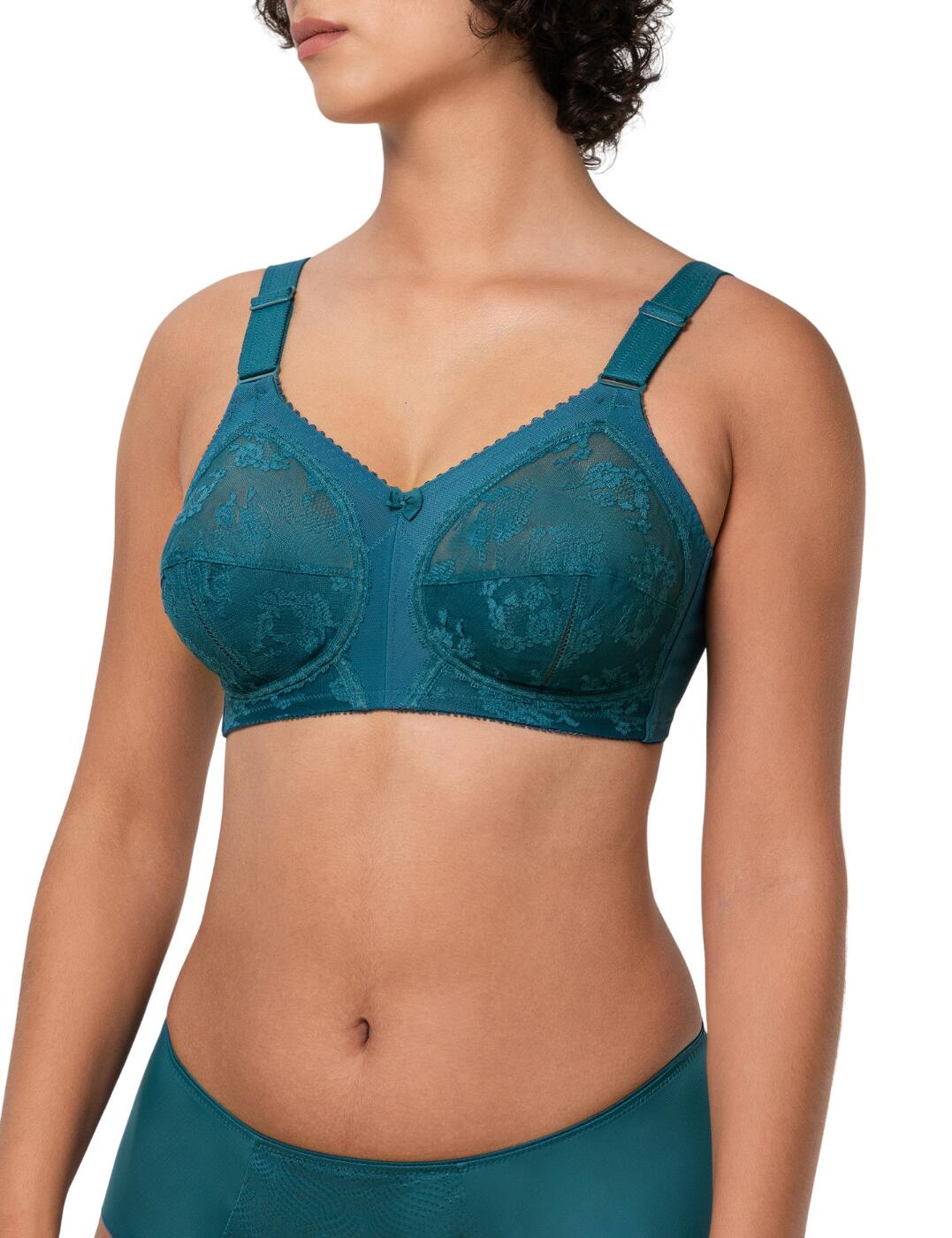 10166213 Triumph Doreen Non Wired Bra 10166213 Blue Coral Belle