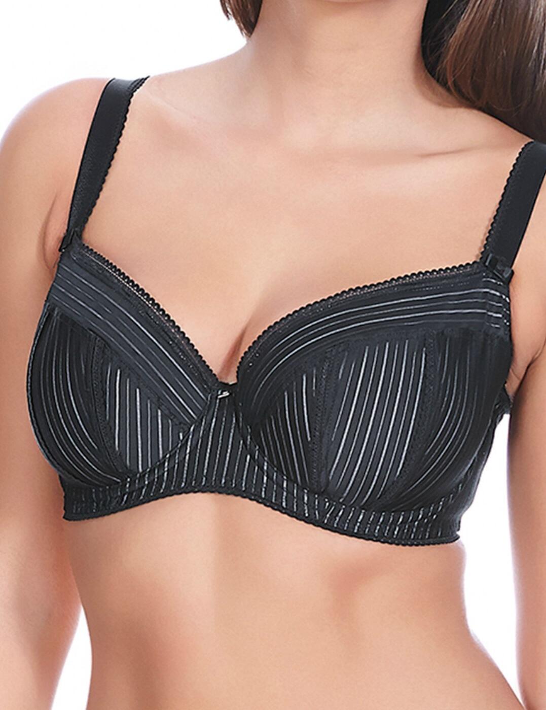5033 Freya Mode Padded Half Cup Bra 5033 Black Belle Uk
